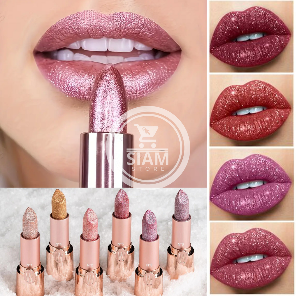 💄👄 SET X6 DE LABIALES GLITTER 💋 💄 – Siam Store